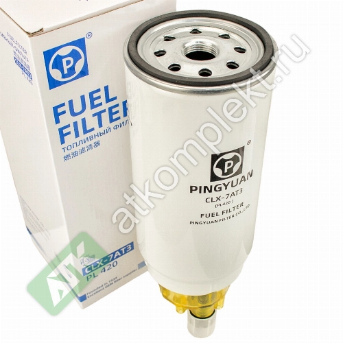 Фильтр топливный в сборе со стаканом водосборным CLX-573C Pingyuan (PL420x, 1000588583) Weichai